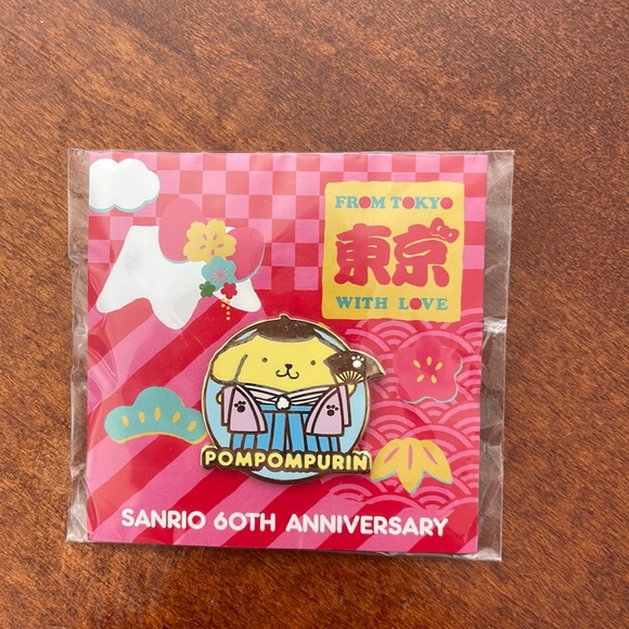 Sanrio | Jewelry | Sanrio Pompompurin 6th Anniversary Pin | Poshmark
